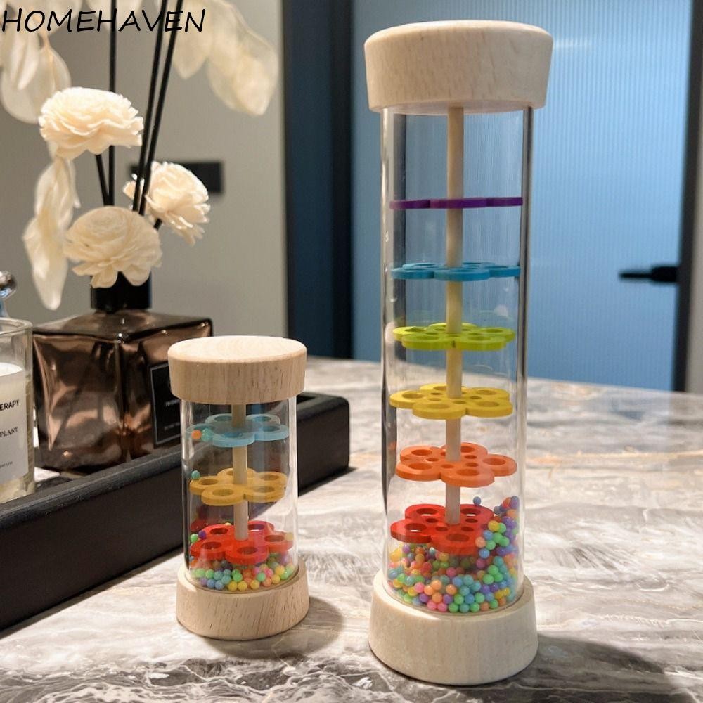 Homehaven Rain Stick ของเล่นดนตรี, Rainbow Hourglass Rain Stick เด็ก ...