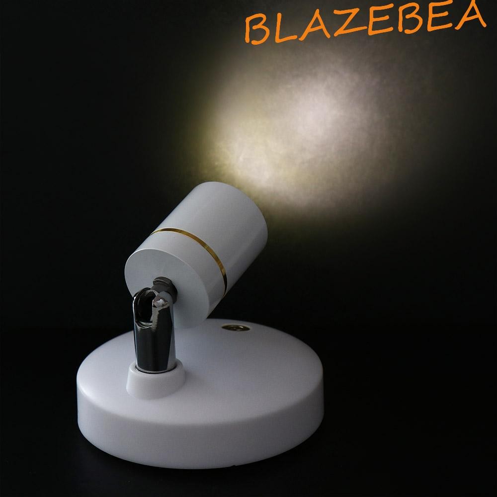 BLAZEBEA สปอตไลท์ไร้สาย, สปอตไลท์ตู้หมุนได้รีโมทคอนโทรล, ปรับมุมได้ทนทาน USB ชาร์จใหม่ได้ไฟ LED ...