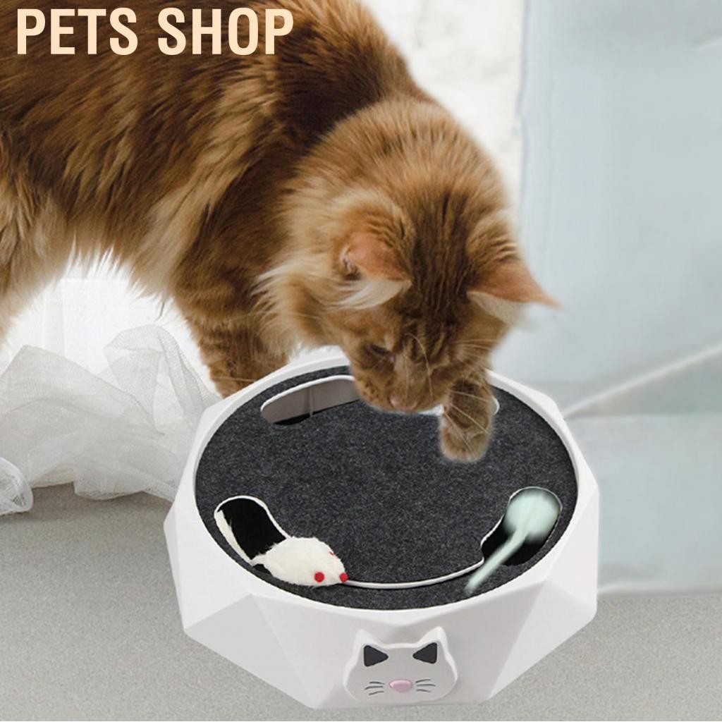Pets Shop Turntable Cat Turntable Interactive 2 Speed Adventable ...