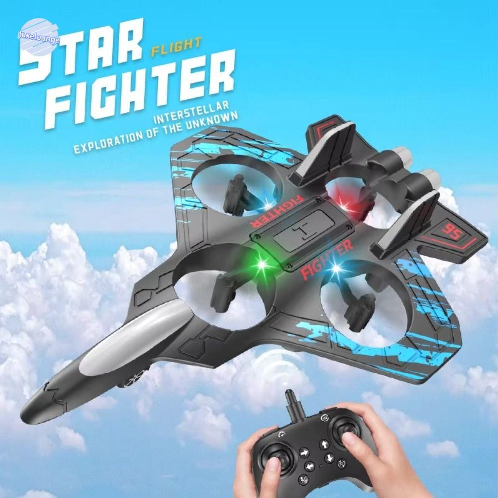 LUXELUNGE รีโมทคอนโทรลโฟม Fighter, EPP โฟม RC Drones เครื่องร่อนบินเฮลิคอปเตอร์ของเล่น ...