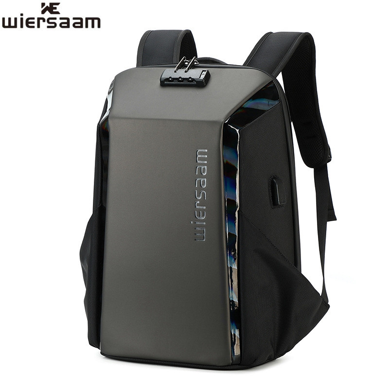WIERSON New Urban Slim แฟชั่นกระเป๋าเป้สะพายหลัง 17 นิ้วแล็ปท็อปกระเป๋า ...