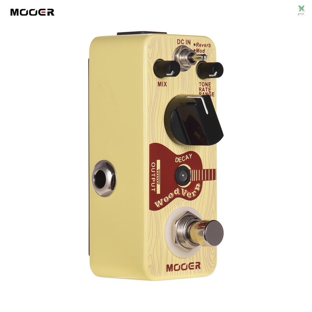 MOOER MOUTER Bypass Micro Series Reverb Pedal Modes Bypass Micro Pedal Reverb/mod/ตัวกรองโหมด ...