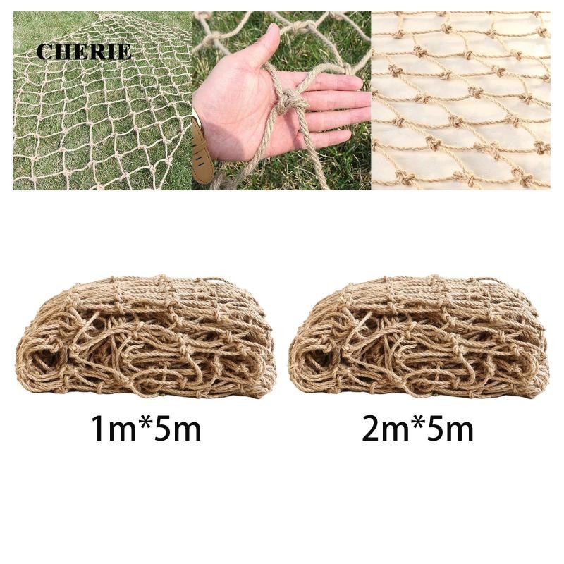 [Cheerie] พืชสนับสนุนตาข่าย Jute Twine Trellis รั้วหลังที่ทนทานตาข่าย ...