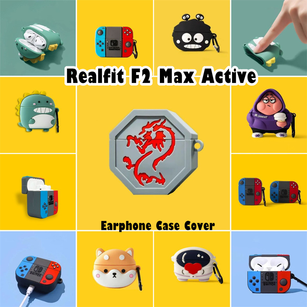 READY STOCK!นําไปใช้กับ Realfit F2 Max Active เคส Case เคสหูฟัง การ์ตูน ...