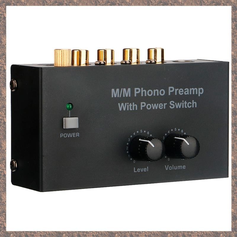 Pp500 Phono Preamplifier พร้อม RCA 1/4 นิ้วรองรับอินเทอร์เฟซ TRS เครื่องเล่นแผ่นเสียงไวนิล ...