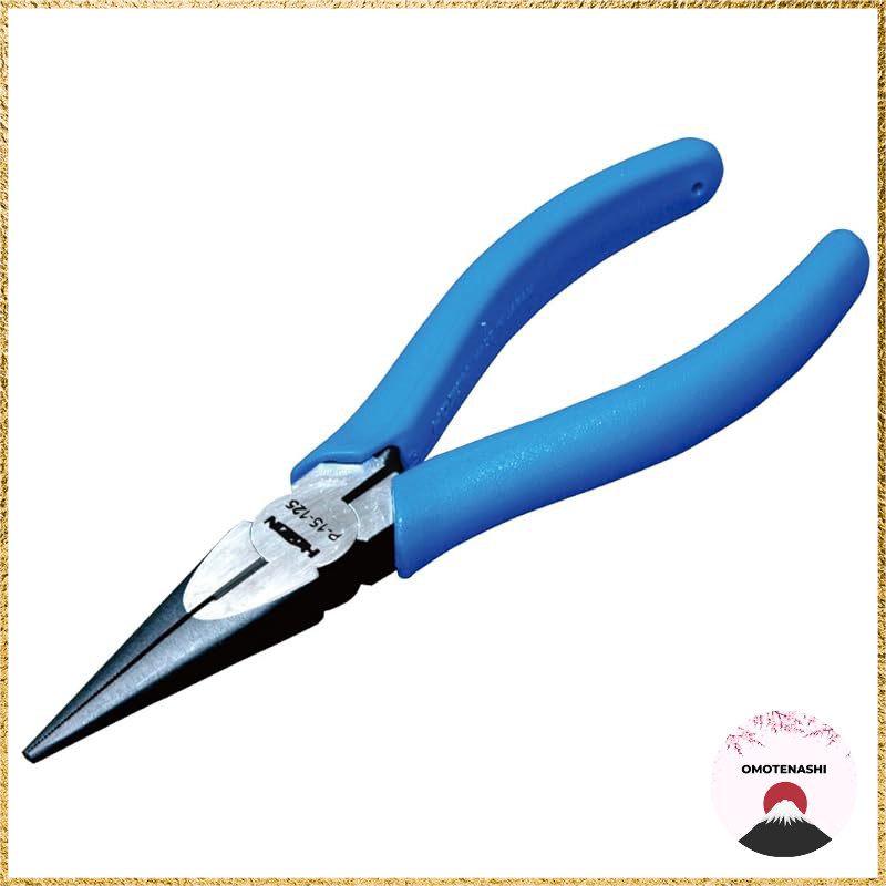 Versatile HOZAN Needle Nose Pliers with Slip-Resistant Grip and Coil ...
