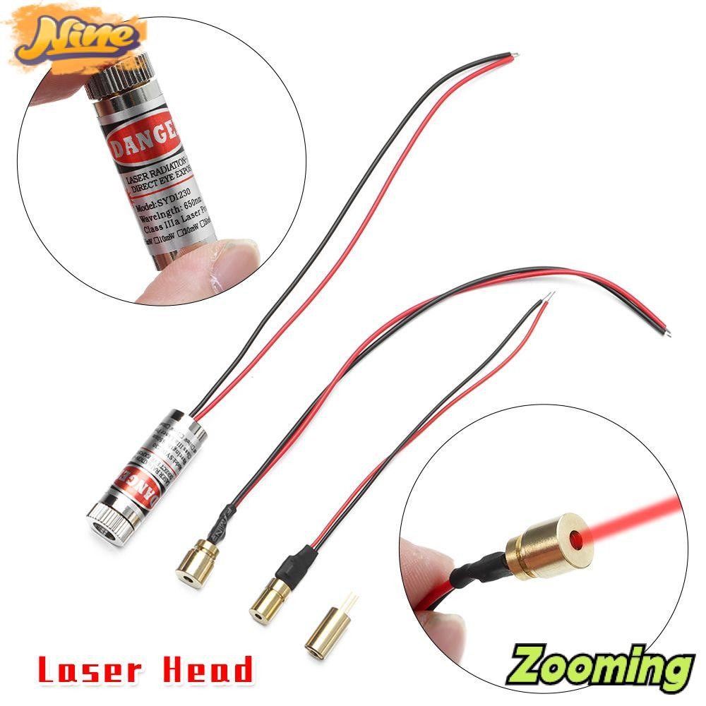 Zooming Point/Line Laser 650nm 5mW Focusable Focus Diode Head Module Head Laser | Shopee Thailand