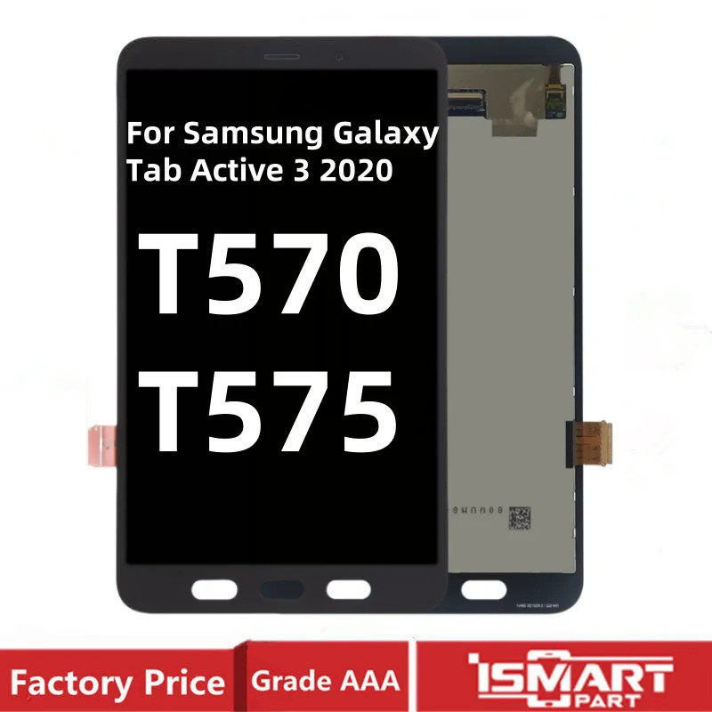 8.0" สำหรับ Samsung Galaxy Tab Active 3 LCD T570 T575 SM-T570 SM-T575 หน้าจอสัมผัส จอแสดงผล ดิจิ ...