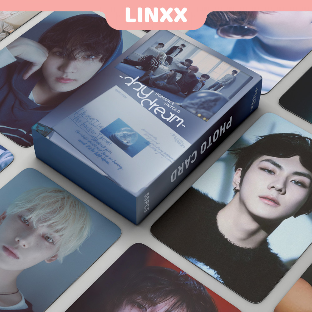 Linxx 55 ชิ้น ENHYPEN Daydream การ์ดเลเซอร์โฮโลแกรม Kpop Photocards ชุด ...