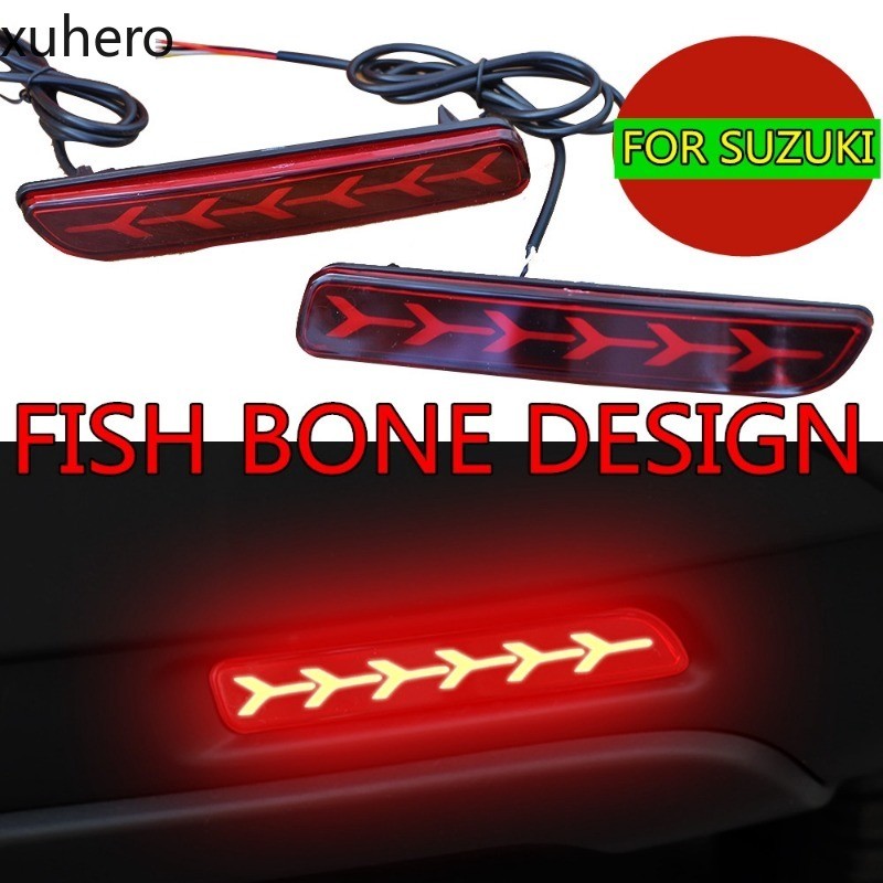 3 ฟังก์ชั่น-รถ LED ด้านหลังเบรคหางกันชน Reflector ด้านหลังหมอกไฟเตือน ...