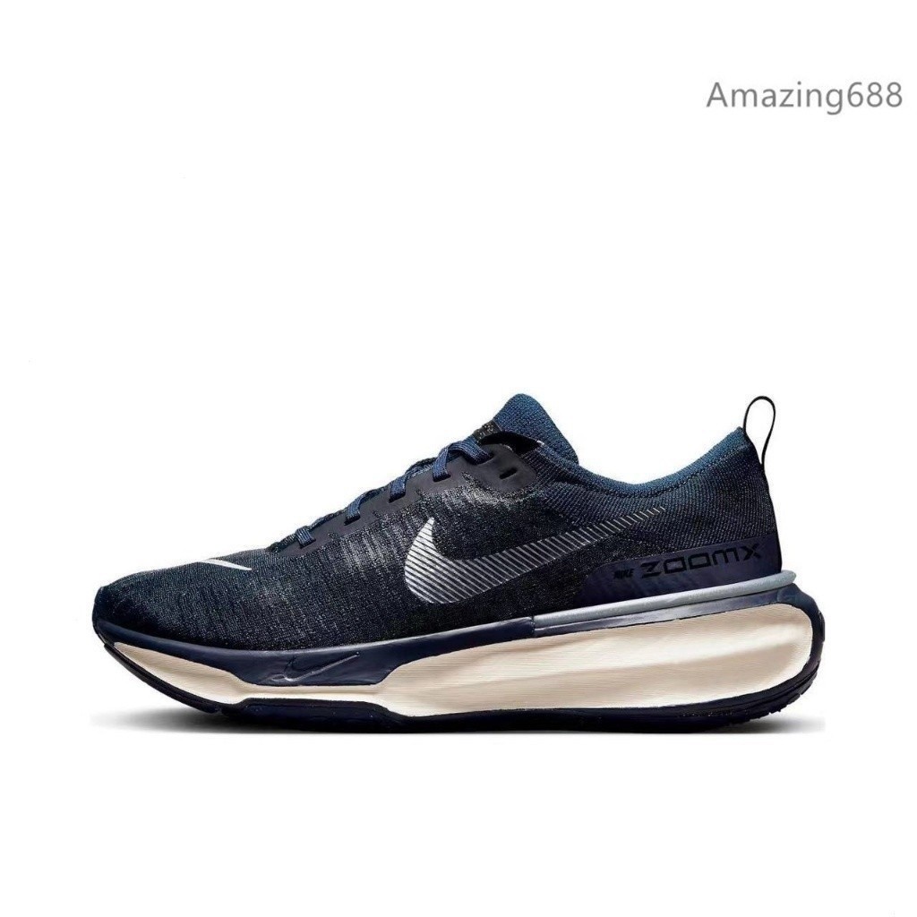 Original zoomx Invincible Run FK 3 Men รองเท้าวิ่ง Air Cushion Navy ...