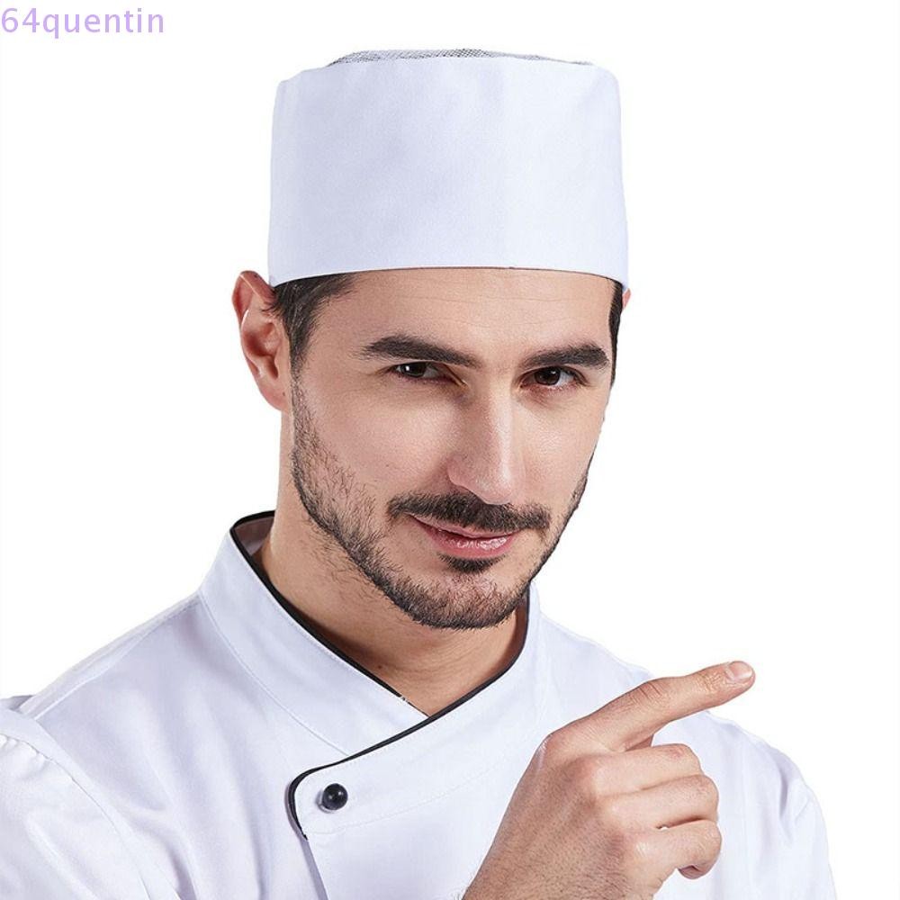 Quentin Chef Flat Top Caps, สไตล์ญี่ปุ่นชั้นเดียว Breathable Sushi Cap ...