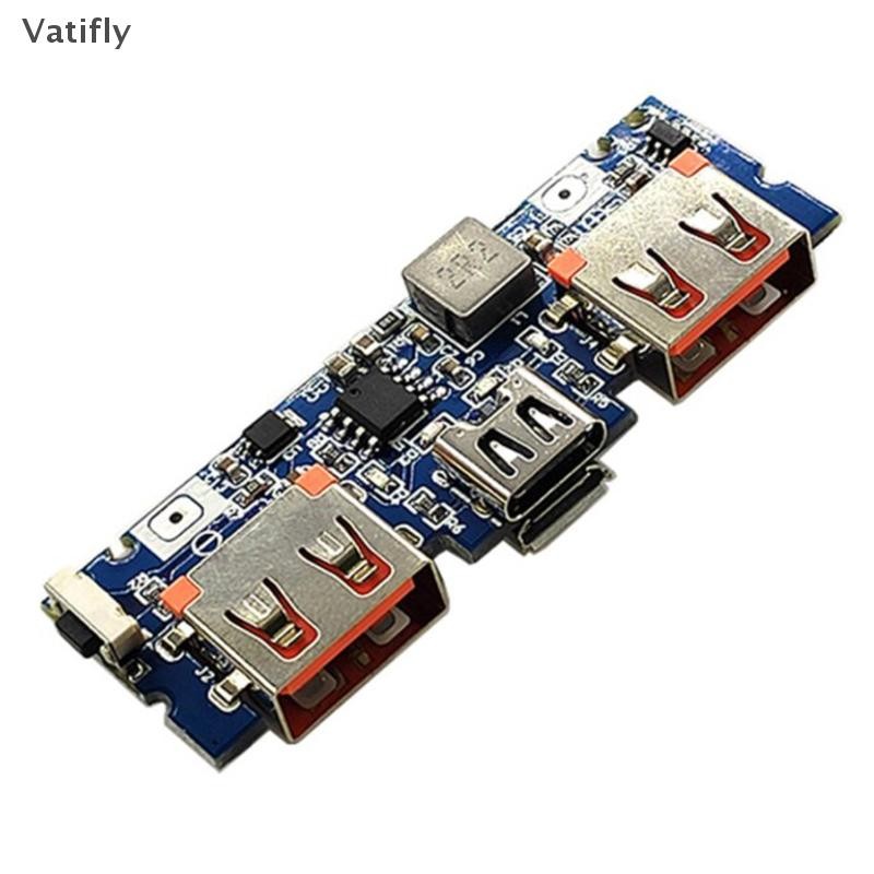 ใหม่เครื่องชาร์จลิเธียม LED Dual USB 5V 2.4A Micro/Type-C USB Mobile ...