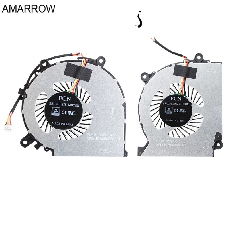 เดิมแล็ปท็อป CPU Cooler พัดลมสําหรับ Hasee Mars TX6 CT3A1 CT5A1 CT5DA ZX6 CT5A2 CT5H2 ฮีทซิงค์ ...