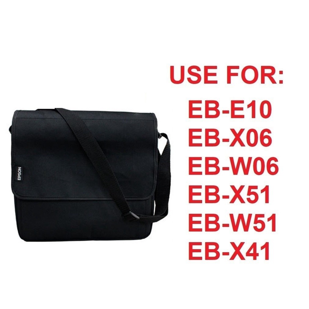 กระเป๋าถือนุ่มกระเป๋าโปรเจคเตอร์ EB-E01 EB-E10 X06 W06 X51 W51 กล่องเก็บของ EPSON EB-E10 EB-X41 ...