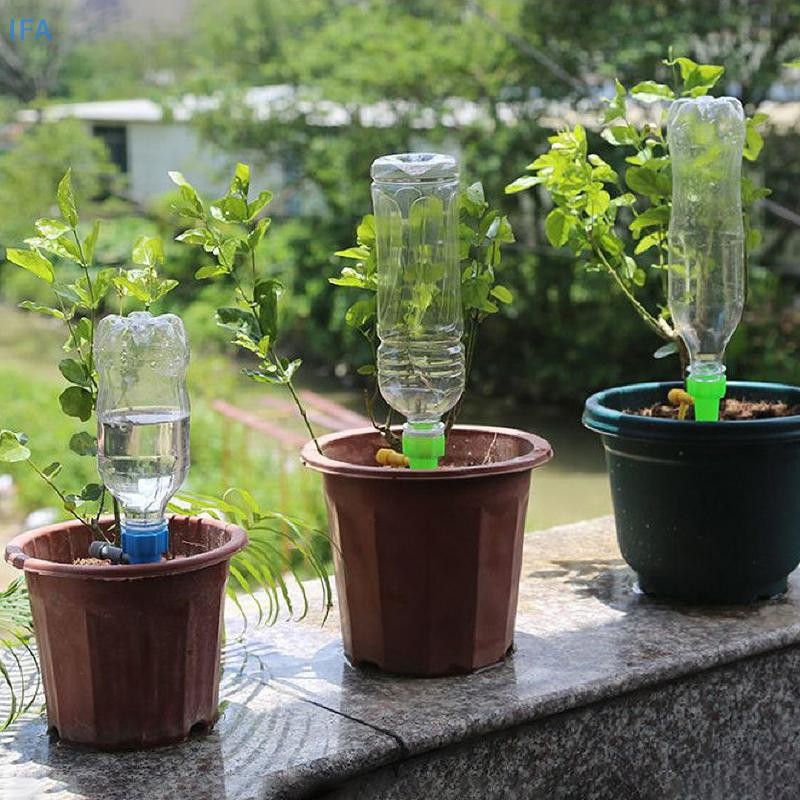 IFA 10 ชิ้นอัตโนมัติหยดชลประทานระบบรดน้ําด้วยตนเอง Spike สําหรับพืชเรือนกระจกสวนปรับ Auto Water ...