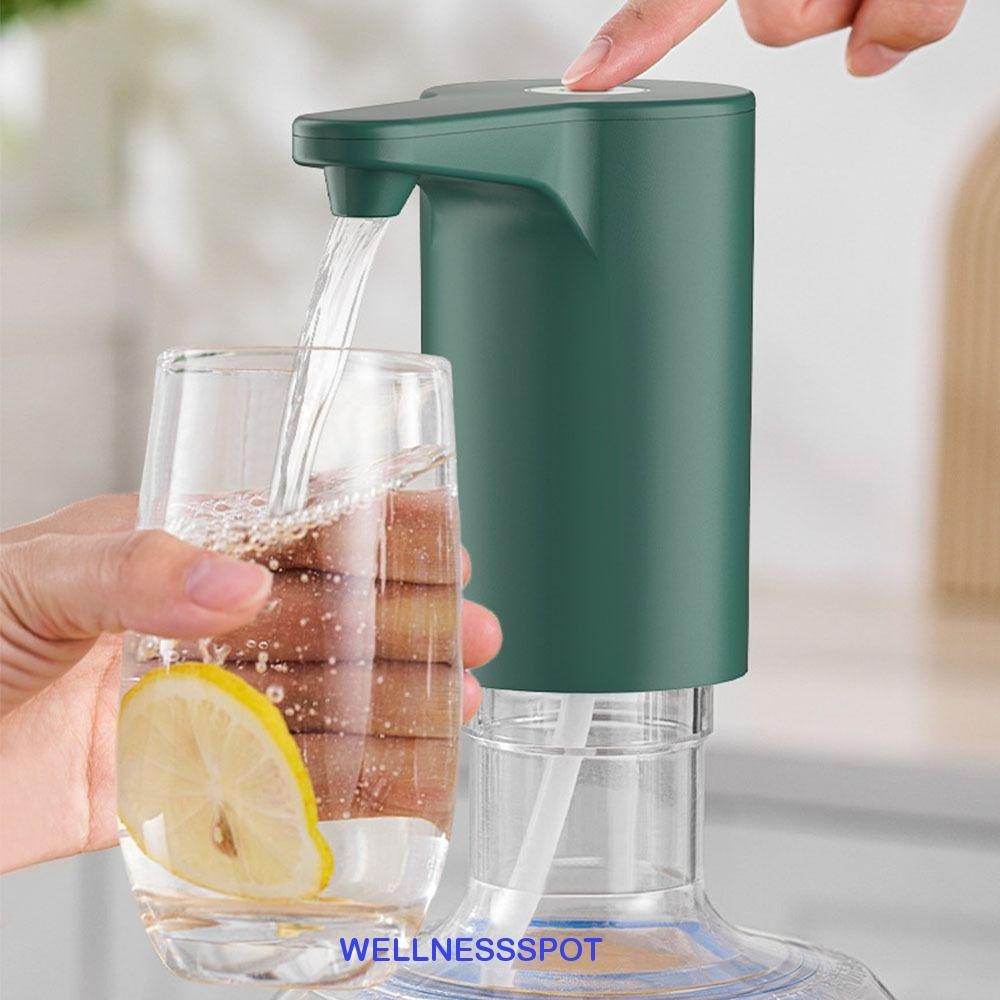 Wellnessspot ตู้น้ําดื่ม สวิตช์ปุ่มเดียว ปั๊มน้ําไฟฟ้าอัตโนมัติ มัลติฟังก์ชั่นพร้อมสายต่อ ชาร์จ ...