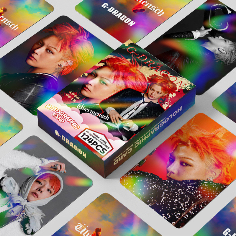 30-124pcs BIGBANG G-DRAGON bermensch POWER เลเซอร์ Holographic Lomo ...