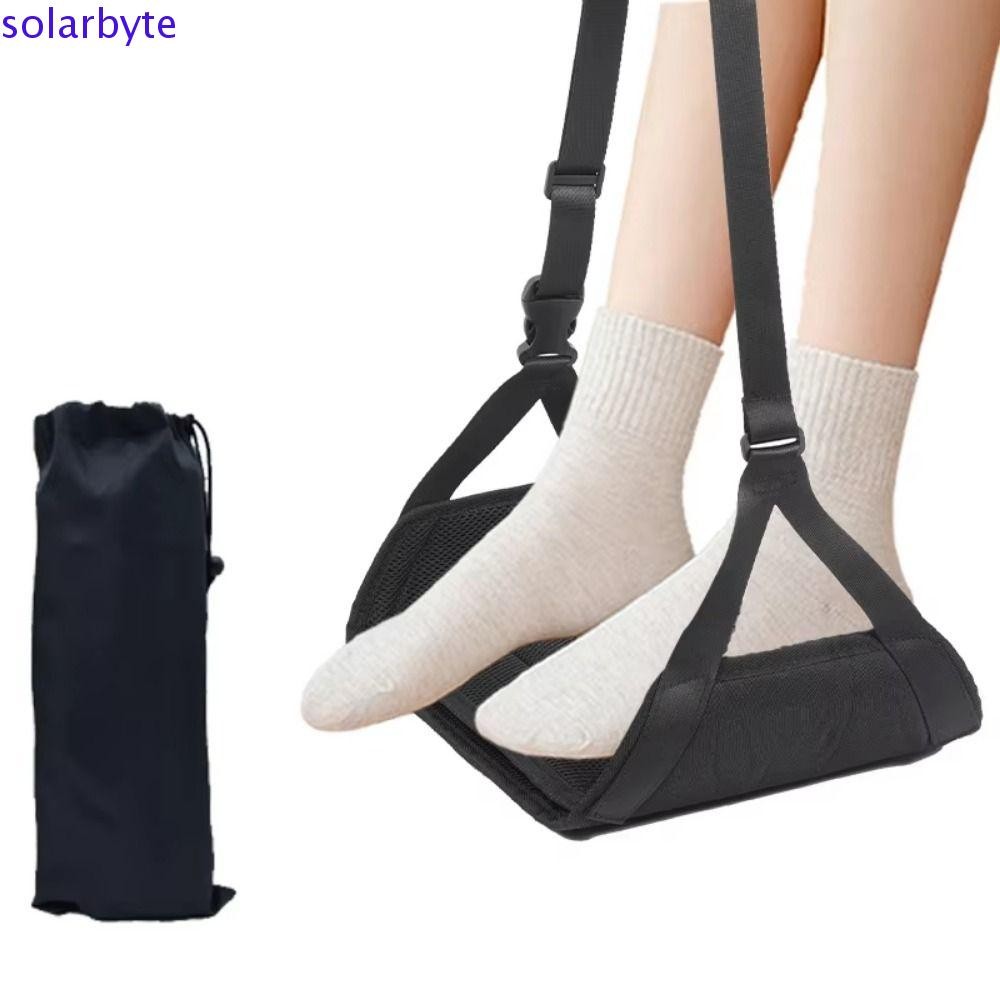 SOLARBYTE เปลญวนเท้าเครื่องบิน, สบายที่ถอดออกได้ Pad Plane ขาส่วนที่เหลือเท้าปรับสายรัดติดตั้ง ...