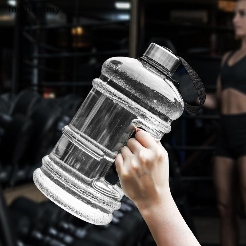 FTY ขวดน้ํา PETG แบบพกพา 2 ลิตรพร้อมที่จับ Gym Bashaker ขวด N | Shopee ...