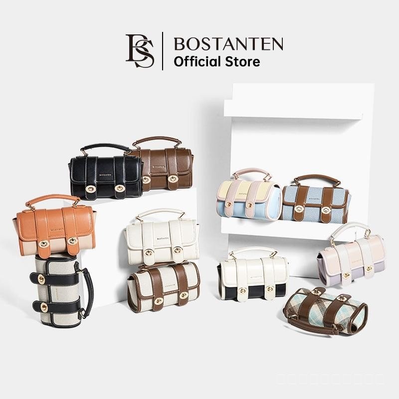 กระเป๋าสะพายไหล่ผู้หญิงขนาดเล็ก Bostanten Mini Belle แบบบล็อกสี ดีไซน์ ...