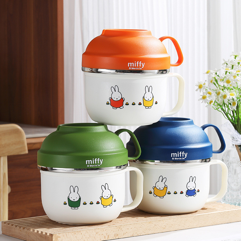 [MIFFY] ชามบะหมี่กึ่งสำเร็จรูปสเตนเลส 304 พร้อมฝาปิด JN-23482[MK] | Shopee Thailand