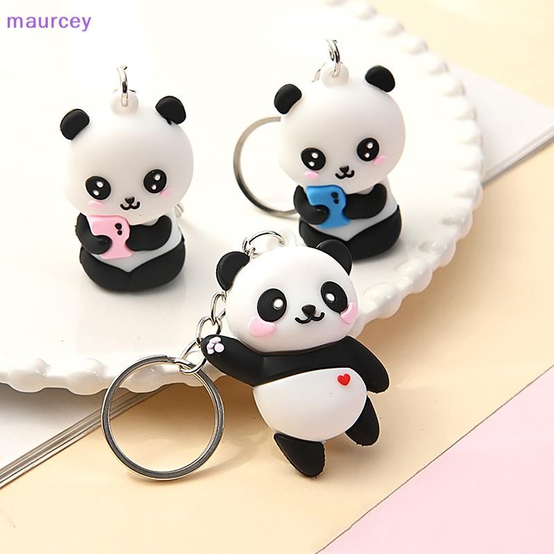 Maurcey 2023 ใหม่ Novelties น่ารักการ์ตูน Panda Key Chains จี้คนรักรถ ...