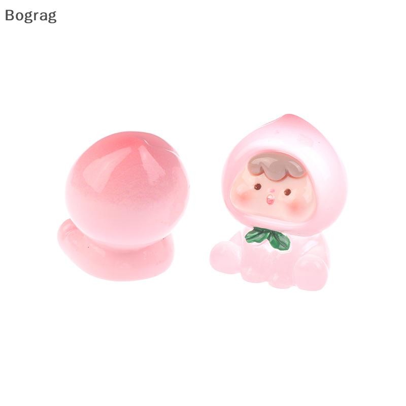 [Bogr] ผลไม้น่ารัก Noctilucous ตุ๊กตาจิ๋วงานฝีมือเรซิน DIY รถตกแต่ง ...