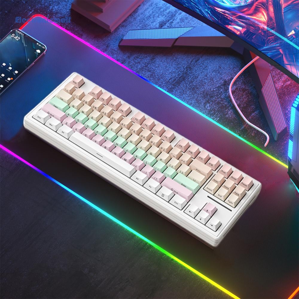 M87 Mechanical Keyboard คีย์บอร์ดเกมที่รองรับบลูทูธสามโหมดไร้สาย 2.4G ...
