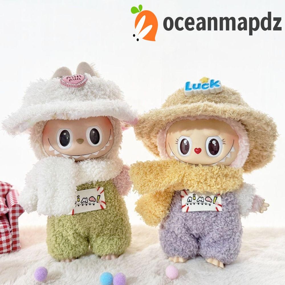 Oceanmapdz 1 ชุดนั่ง Party Labubu เสื้อผ้าตุ๊กตา, ชุดคอลเลกชัน Labubu II ชุดตุ๊กตา, ชุดของเล่น ...