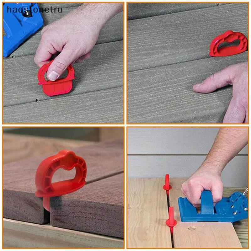 OST 4/12 Pcs สีแดง Deck Board Spacer แหวน Decking Board Spacers ...