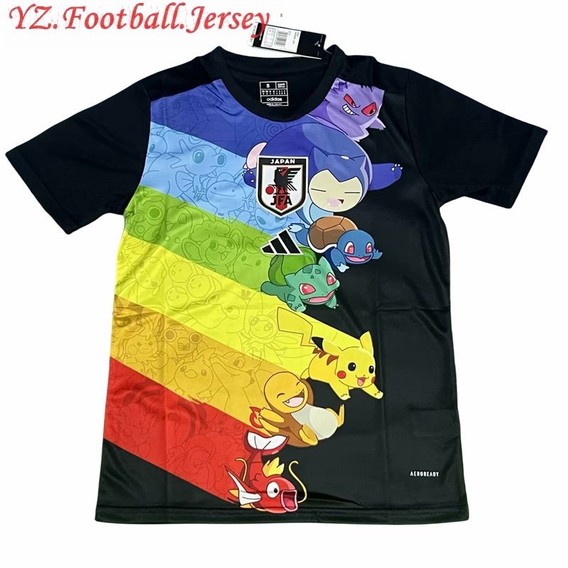 Fan Version 2025/26 Pokémon Football Jersey - แขนสั้นพร้อมชื่อและ ...