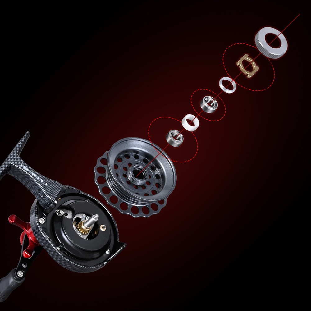 ⚡ทางเลือกอัจฉริยะ⚡รอกตกปลาน้ําแข็งตกปลากลางแจ้ง - อัตราส่วน 3.5:1, แบริ่ง 4+1, 190g | Shopee ...