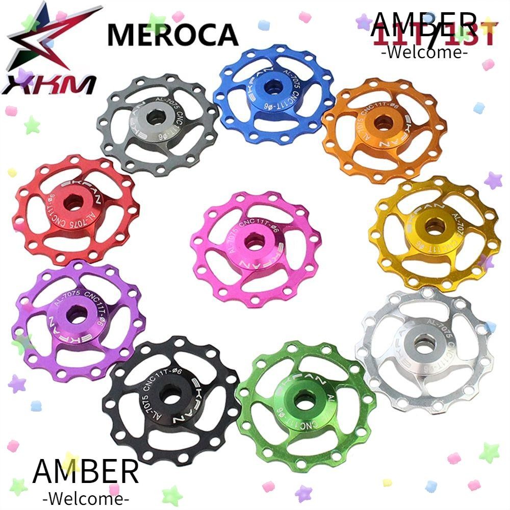 AMBER แบริ่งปิดผนึก 11T 13T ด้านหลัง Derailleur Pulley อลูมิเนียมล้อท่องเที่ยว | Shopee Thailand