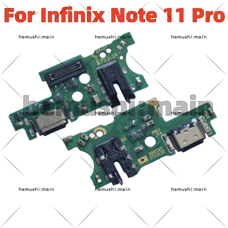 สําหรับ Infinix Note 11 Pro X697 แท่นชาร์จ USB พอร์ตไมโครโฟนขั้วต่อ ...