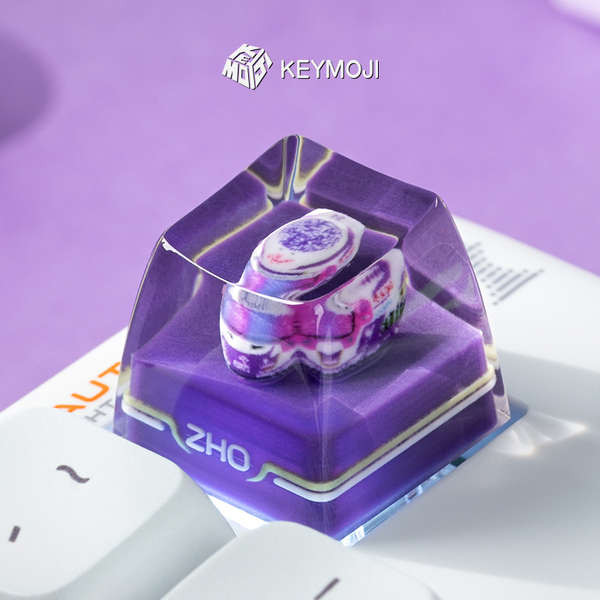 keycap ใส keycap KEYMOJI F1 Zhou Guanyu หมวกกันน็อค keycaps 3D พิมพ์ ...