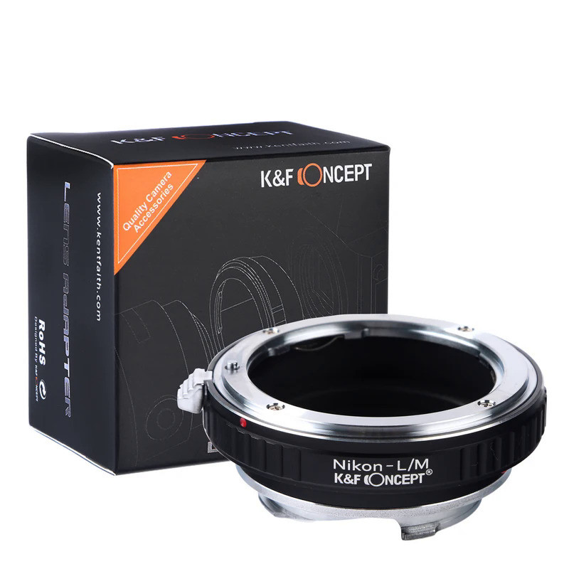 K&F Concept Lens Adapter For Nikon F AI AIS D Mount Lens to Leica M1 M3 M6 M9 M10 M240 M-P ...