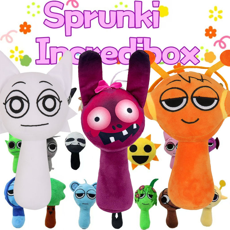 Sprunki Incredibox ตุ๊กตาคริสต์มาสของขวัญ Sprunki ของเล่น Venda สีเทา ...