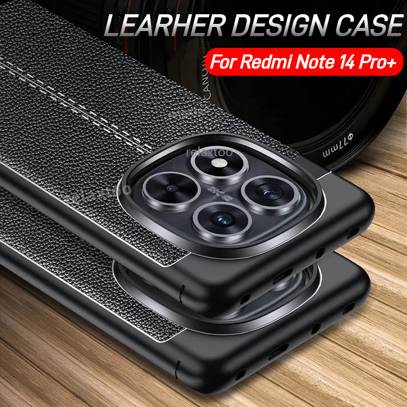 Luxury Leather Casing For Xiaomi Redmi Note14 Note 14 Pro Plus + Pro+ ...