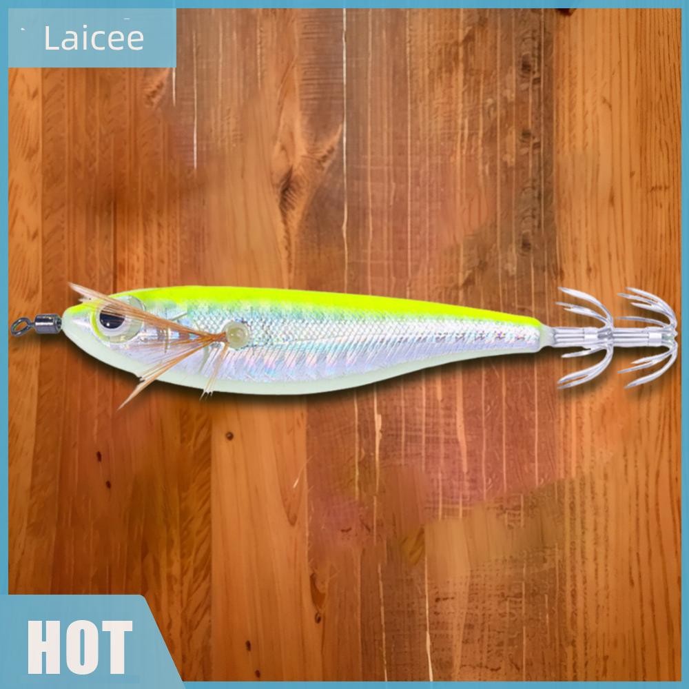 [Laicee.th] 10.3 ซม./7.4g เหยื่อปลาหมึกยักษ์เรืองแสงตะขอคู่อุปกรณ์ตกปลา | Shopee Thailand