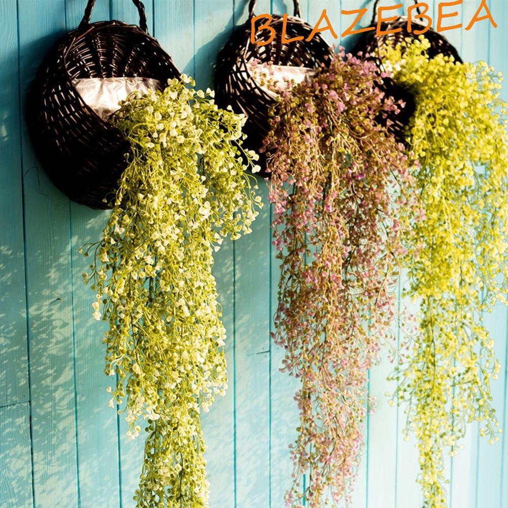 Blazebea แขวนพืชพลาสติก Ivy Ferns ตกแต่งสวนแขวนผนังดอกไม้ประดิษฐ์ | Shopee Thailand