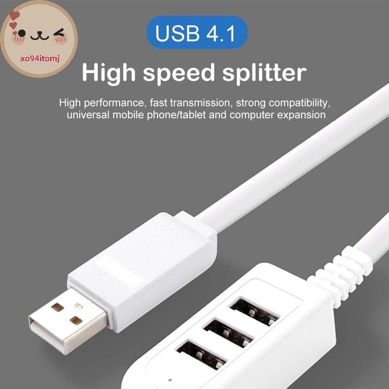 Xotomj 1.2M USB Cable Extension Charger Line HUB More Than Splitter ...
