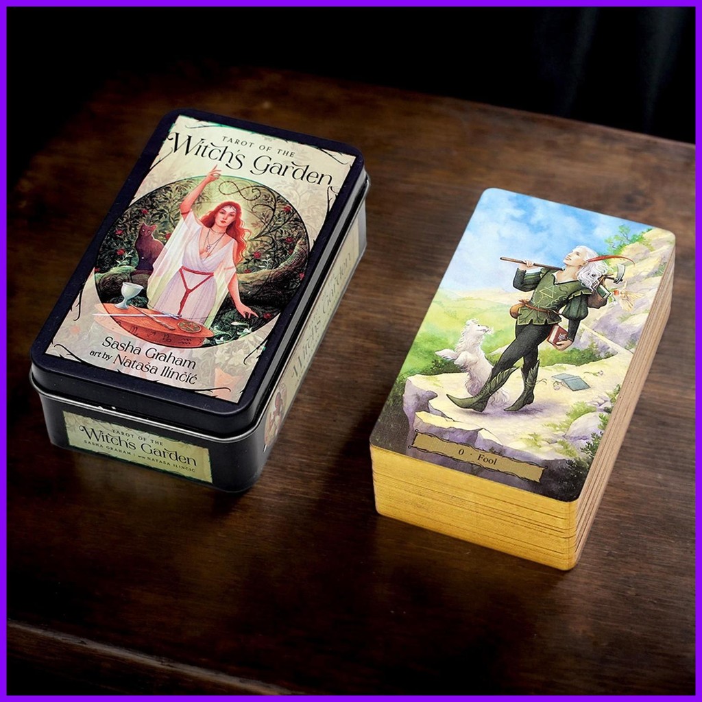 Tarot Garden Of Witches 78 การ์ด Fortune-telling และ Esotericism natath ...