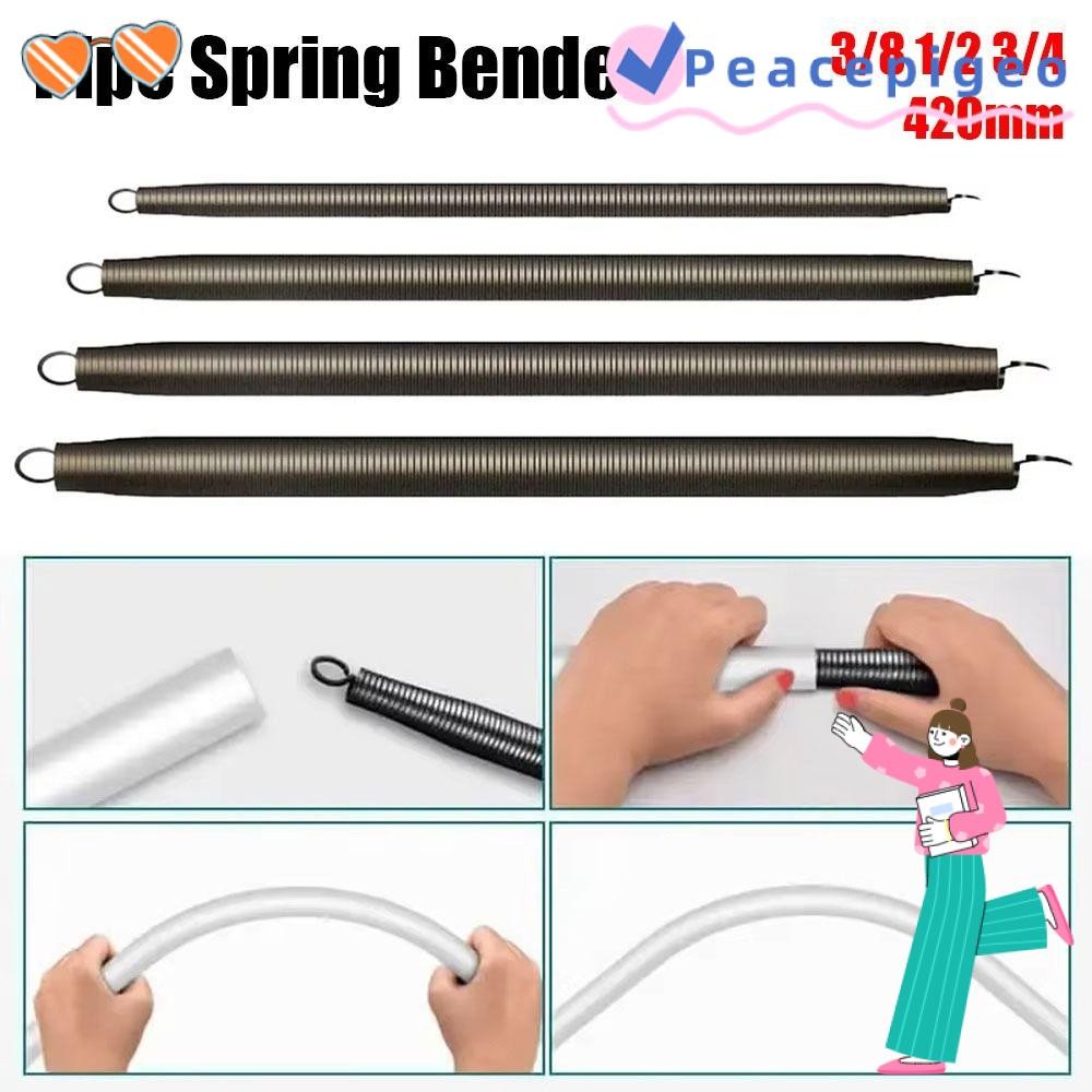 PEACEPIGEO 1 ชิ้นท่อลวดดัดเครื่องมือ,สแควร์เหล็ก 3/8 1/2 3/4 PVC ท่อสปริง Bender, 12.4-26.4 มม. ...