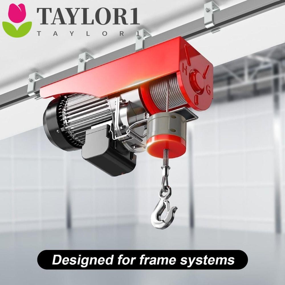 TAYLOR1 Track Hanger, Roller Iron Track Bracket, การติดตั้งเพื่อความปลอดภัย Silver Intermediate ...