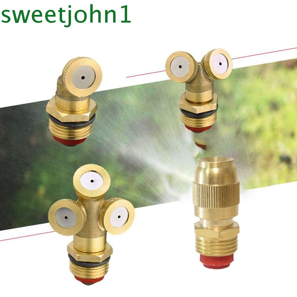 SWEETJOHN หัวฉีดสปริงเกลอร์น้ํา Atomizing ชลประทานปรับ Sprayers ไฟฟ้า Atomization Misting หัวฉีด ...