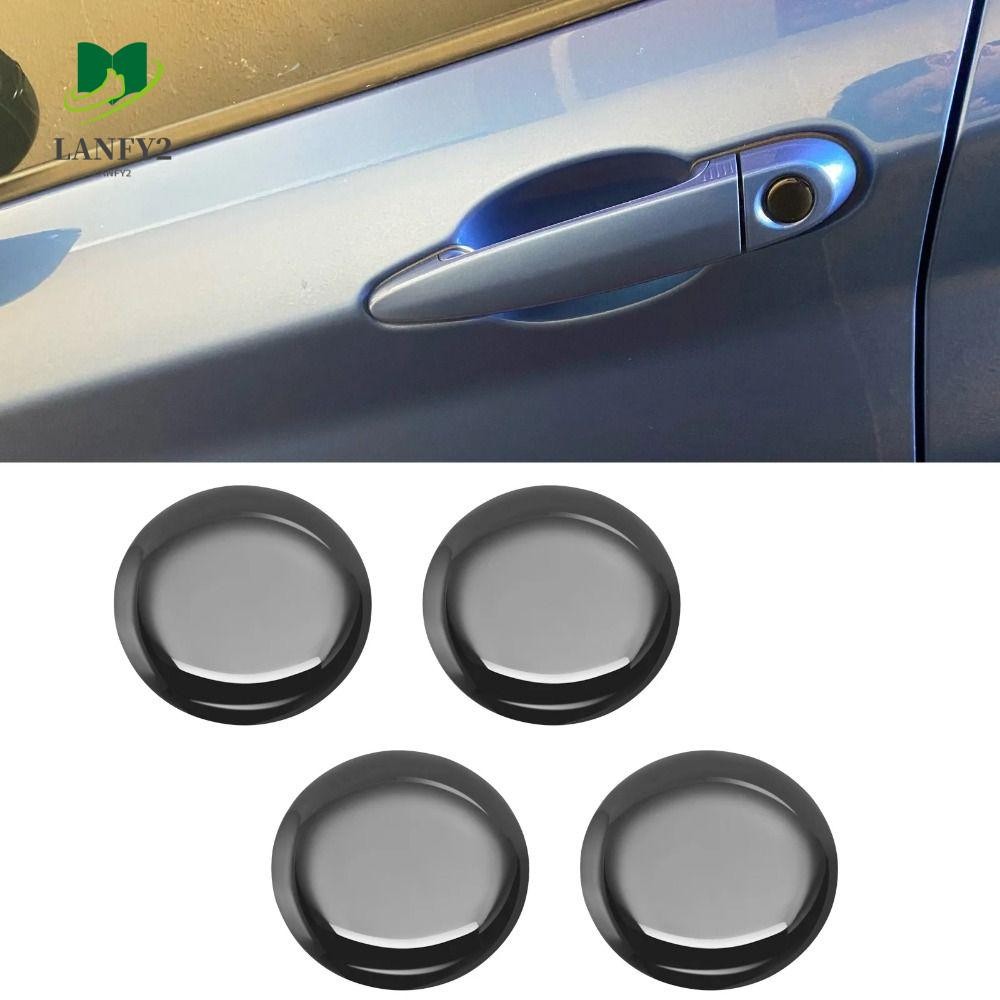 ALANFY 4 ชิ้นสติกเกอร์ฝาครอบรูกุญแจประตูรถ, Anti-collision Self-กาวล็อค ...