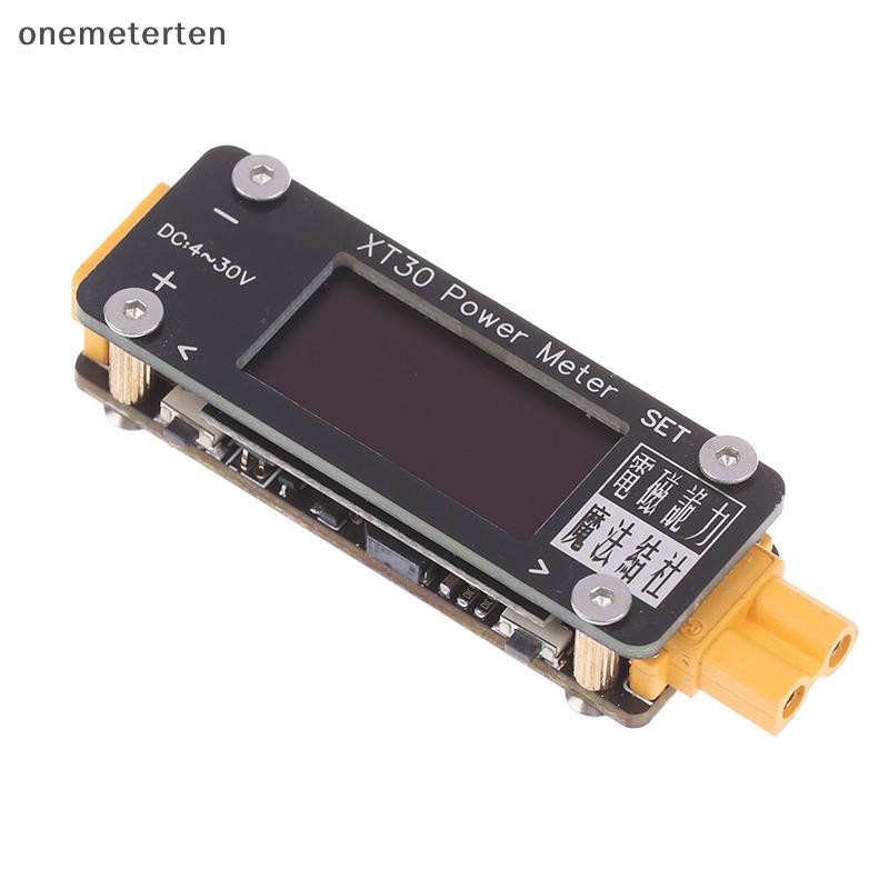 Rten DC 4-30V 1MA-32A XT30 Power Meter Mini แอมป์มิเตอร์ Galvanometer โมดูลจอแสดงผล OLED สําหรับ ...