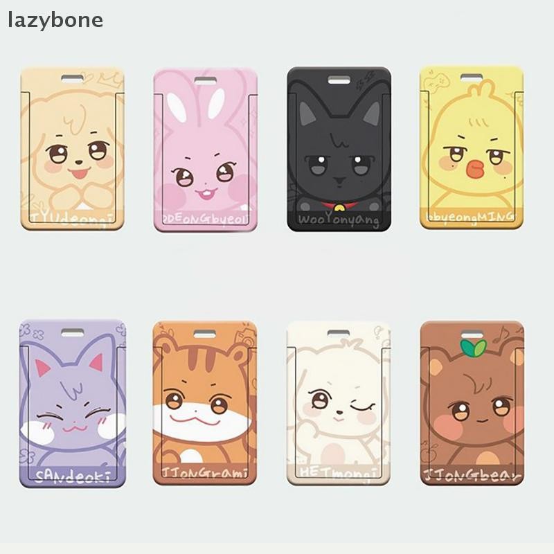 {LZ} KPOP ATEEZ ที่ใส่บัตรพลาสติกพวงกุญแจ ANITEEZ Hongjoong Seonghwa ...