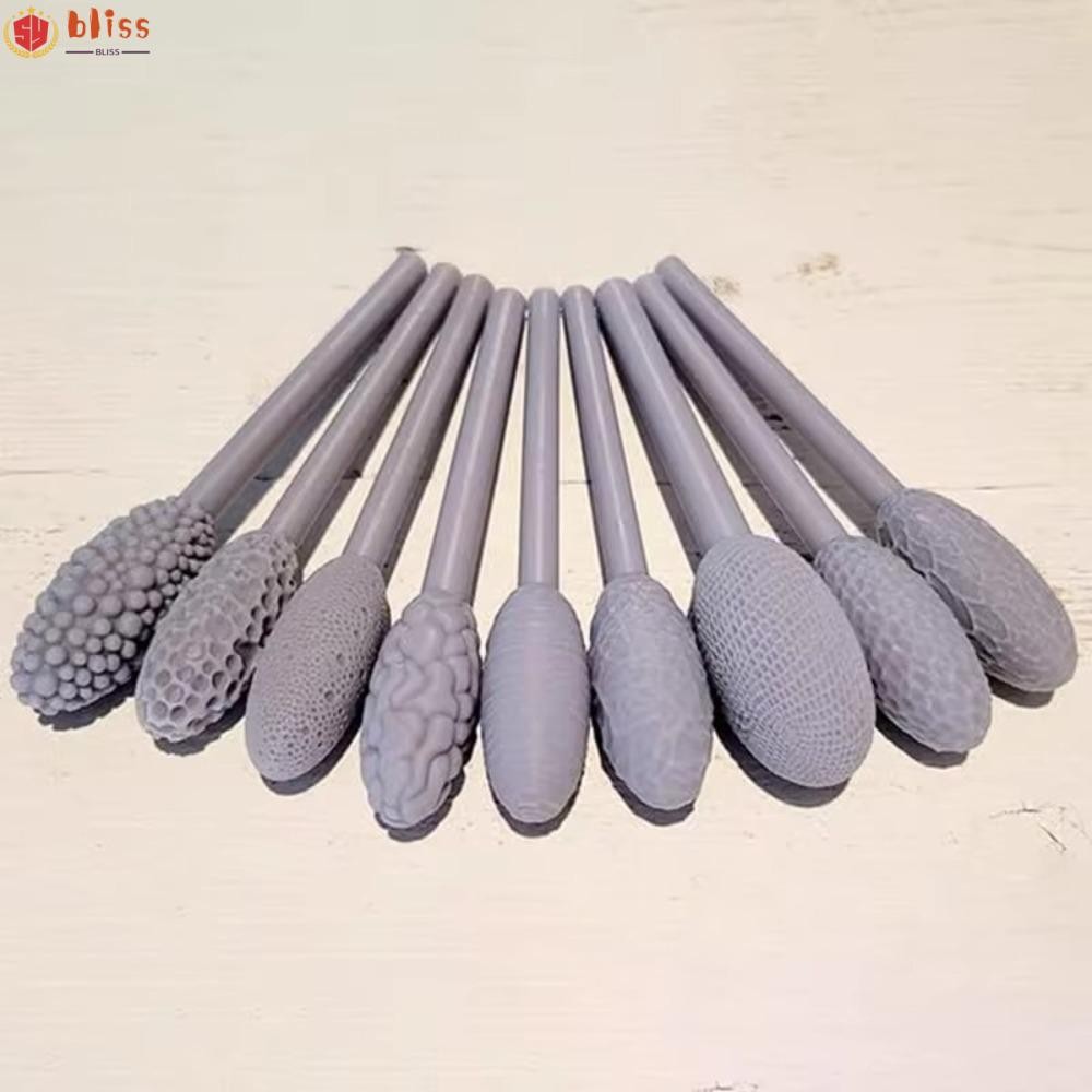 BLLISS Art Clay Modeling Roller, DIY Hand Texture ชุดเครื่องมือสําหรับ ...